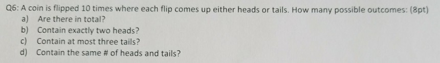 Solved Q2: Use a tree diagram to determine the # of subsets | Chegg.com