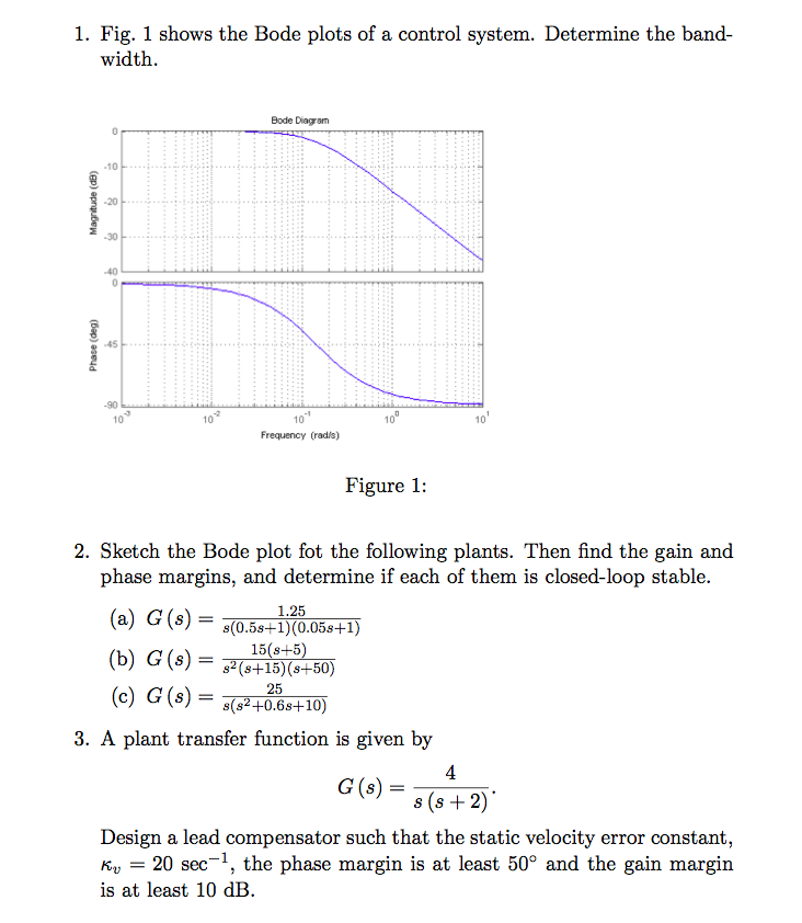 Solved Fig 1 Shows The Bode Plots Of A Control System Chegg solved-fig-1-shows-the-bode-plots-of-a-control-system-chegg