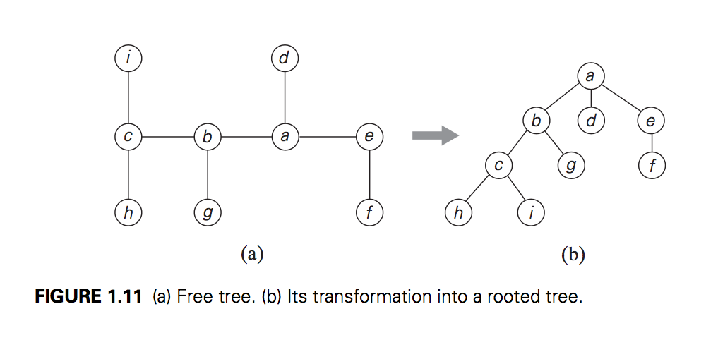 Solved Please illustrate how to turn this free tree into a | Chegg.com