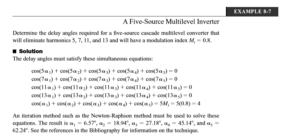 *4. Consider the five-level inverter problem worked | Chegg.com