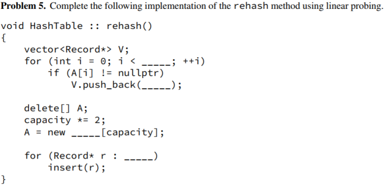 For the problems here, use the following Record and | Chegg.com