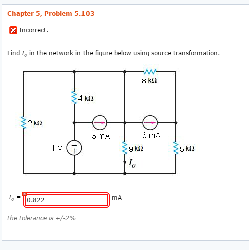 Solved Find Io in the network in the figure below using | Chegg.com