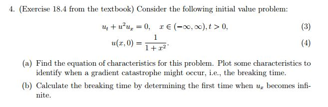 Solved 4. (Exercise 18.4 from the textbook) C the following | Chegg.com