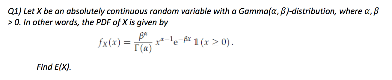 Solved Let X be an absolutely continuous random variable | Chegg.com
