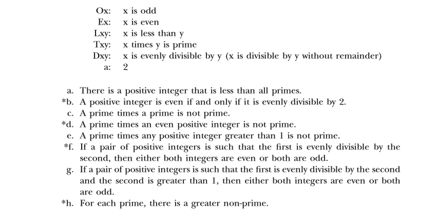 Solved 4 Using The Following Symbolization Key Symbolize