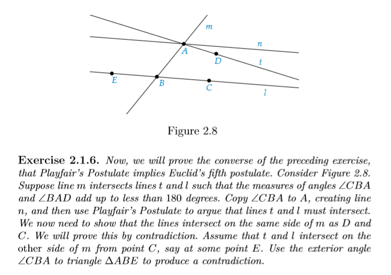 Solved Sum Of Interior Angles In Triangle Is 180 Is Not
