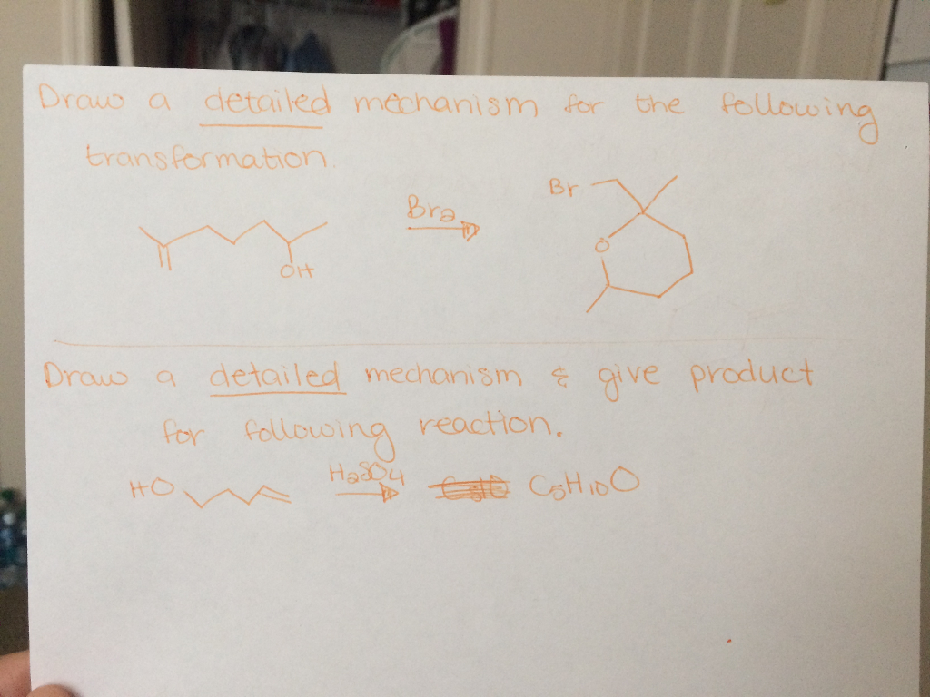 Solved Draw a detailed mechanism for the following | Chegg.com