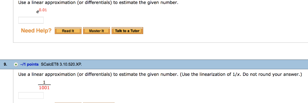Solved Use A Linear Approximation Or Differentials To