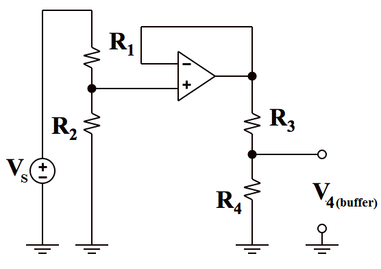 Solved Another student decided to use an op amp buffer | Chegg.com