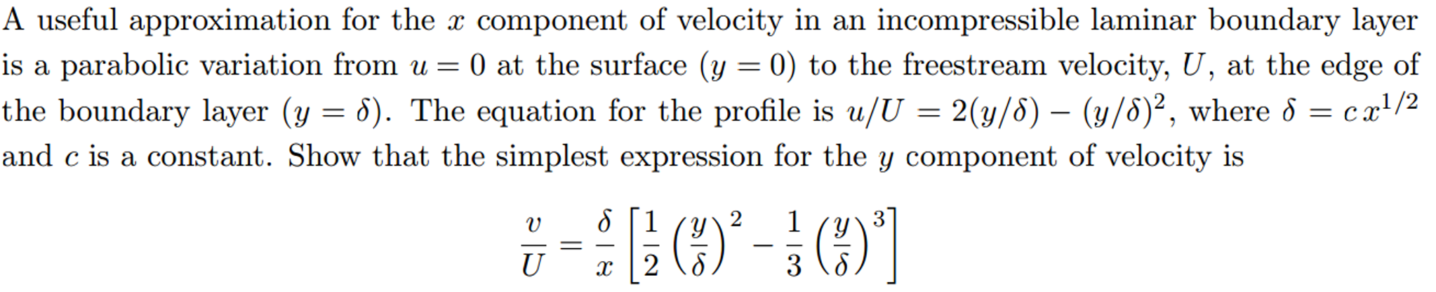 A useful approximation for the x component of | Chegg.com