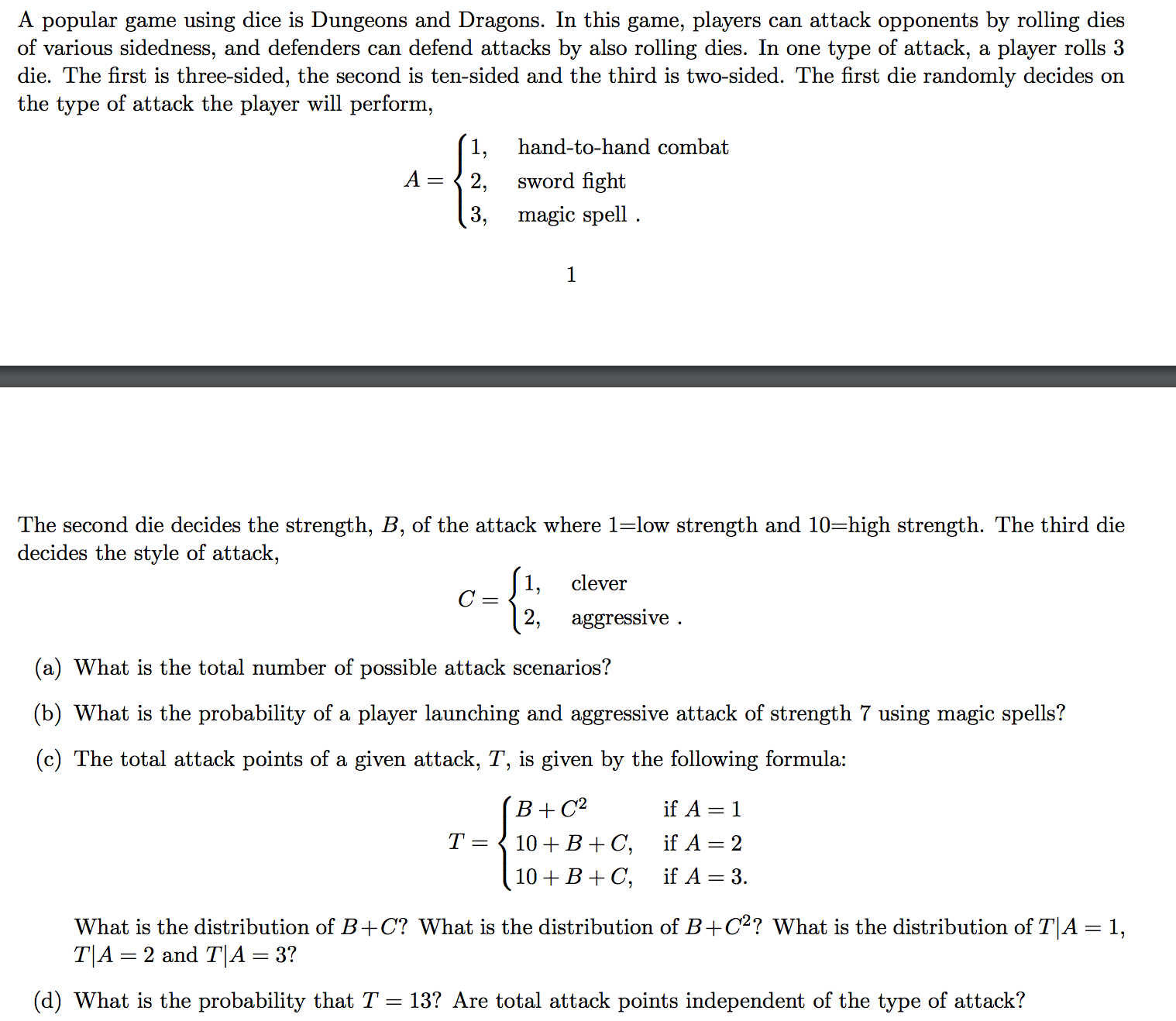 Solved stats question about probability | Chegg.com