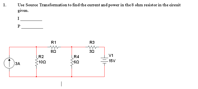 Solved Use Source Transformation to find the current and | Chegg.com