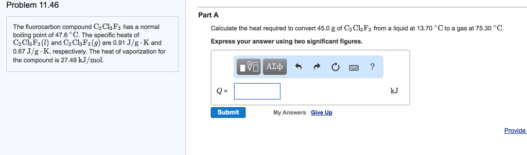 Solved The fluorocarbon compound C2Cl3 3 has a normal | Chegg.com