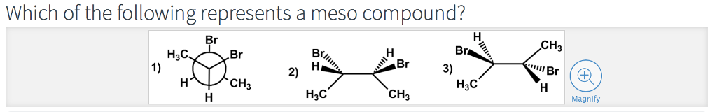 Solved Which of the following represents a meso compound? | Chegg.com