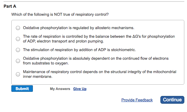 Solved Which of the following is NOT true of respiratory | Chegg.com