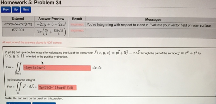 Solved Set up a double integral for calculating the flux of | Chegg.com