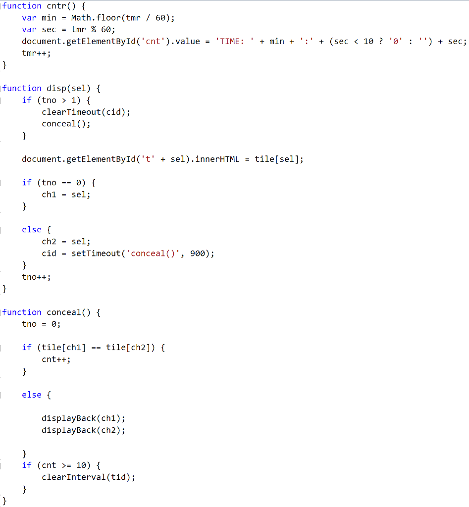 Solved How to implement the memory.js file so that in the | Chegg.com