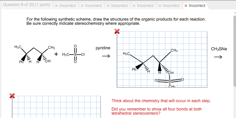 Solved For the following synthetic scheme, draw the | Chegg.com