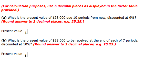 Solved (For calculation purposes, use 5 decimal places as | Chegg.com