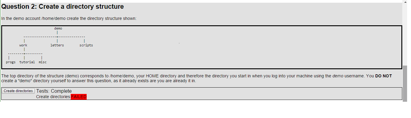 Solved LINUX ZOO TUTORIAL 2:I dont know if im over thinking | Chegg.com