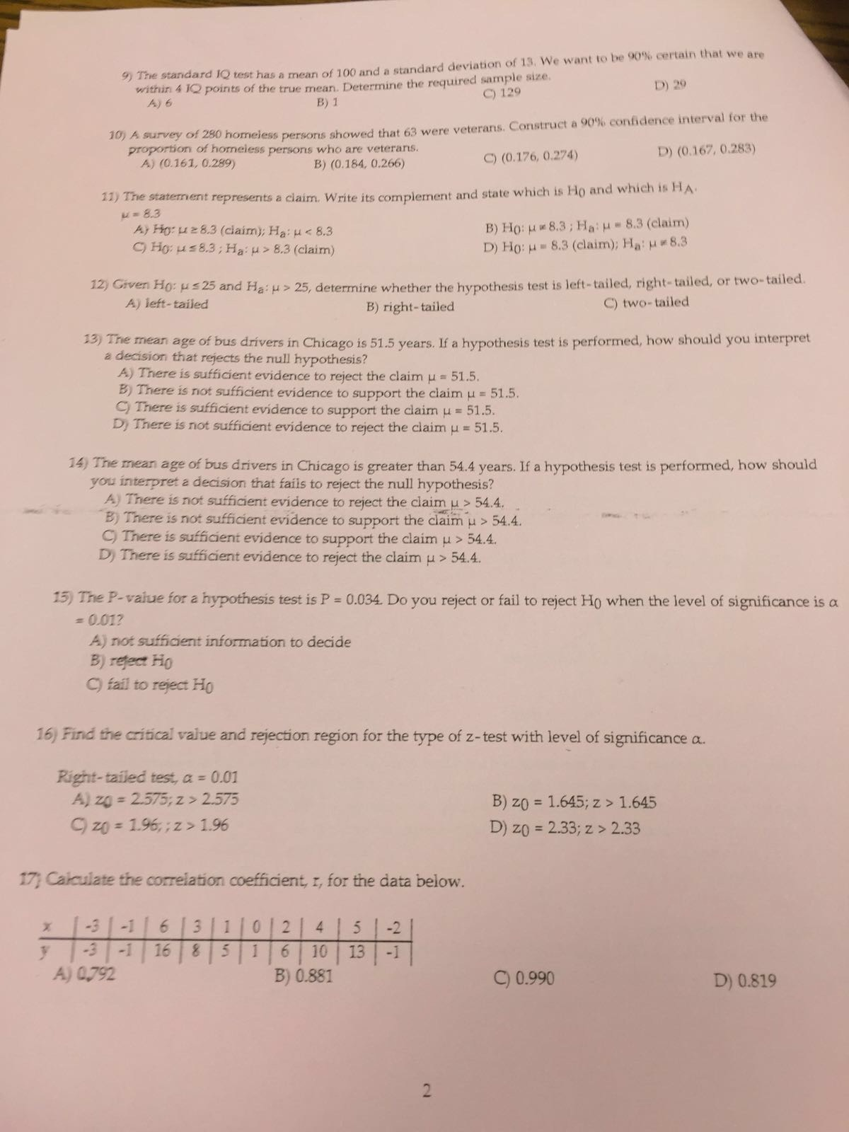 Solved The standard 1Q test has. a mean of 100 and a | Chegg.com