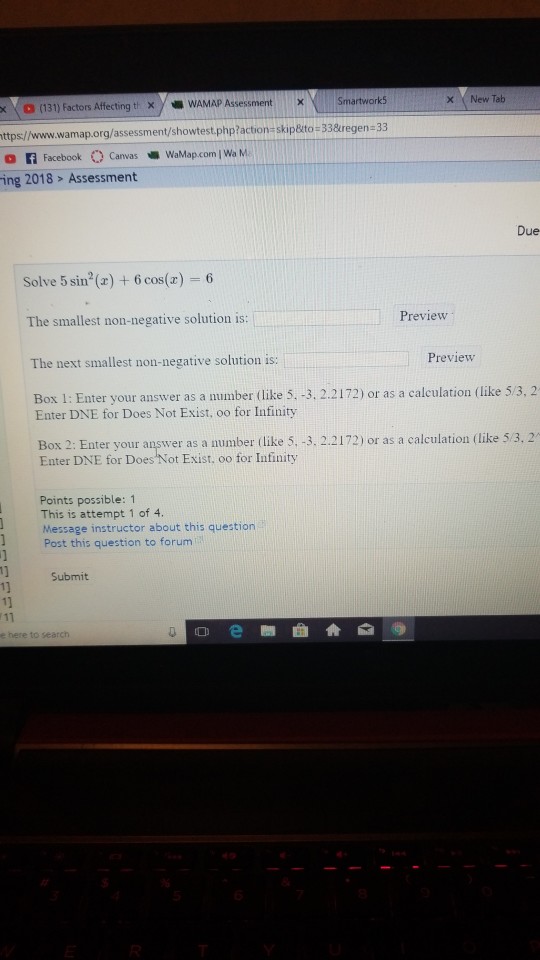 Solved x New Tab (131) Factors Affecting tt X / WAMAP | Chegg.com Solved x New Tab (131) Factors Affecting tt X / WAMAP | Chegg.com