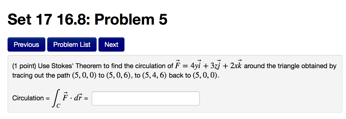 Solved Use Stokes' Theorem to find the circulation of F = | Chegg.com