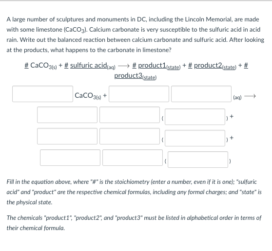 Solved A large number of sculptures and monuments in DC, | Chegg.com