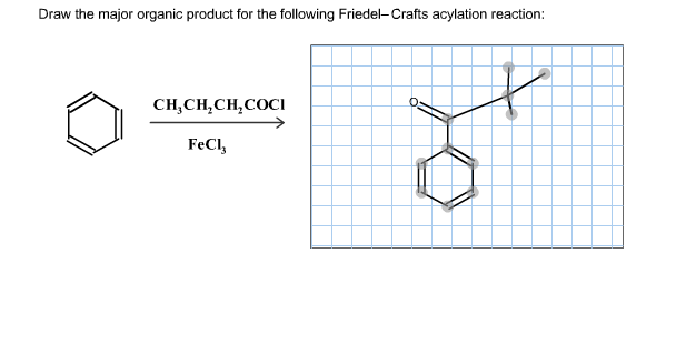 Solved Draw the major organic product for the following | Chegg.com