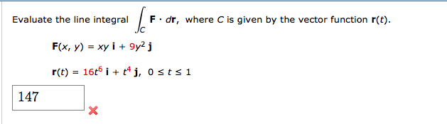 Solved Evaluate the line integral integration C F . dr, | Chegg.com Solved Evaluate the line integral integration C F . dr, | Chegg.com