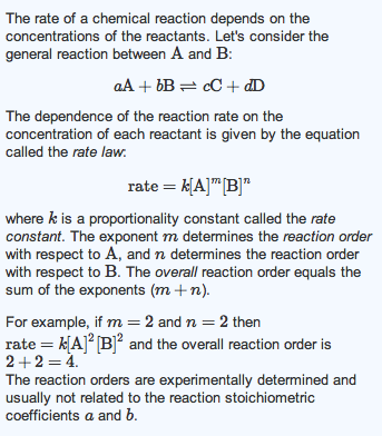 Solved The rate of a chemical reaction depends on the | Chegg.com