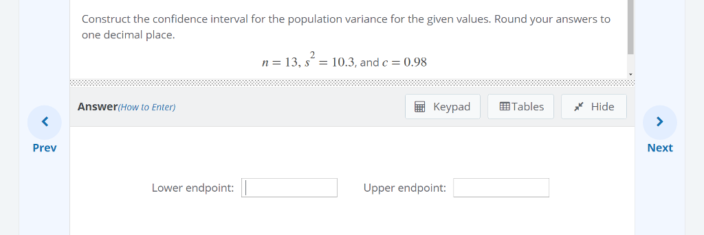 Solved Construct the confidence interval for the population | Chegg.com