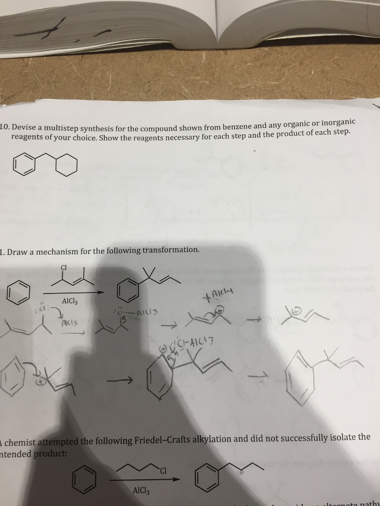 Solved Devise a multistep synthesis for the compound shown | Chegg.com