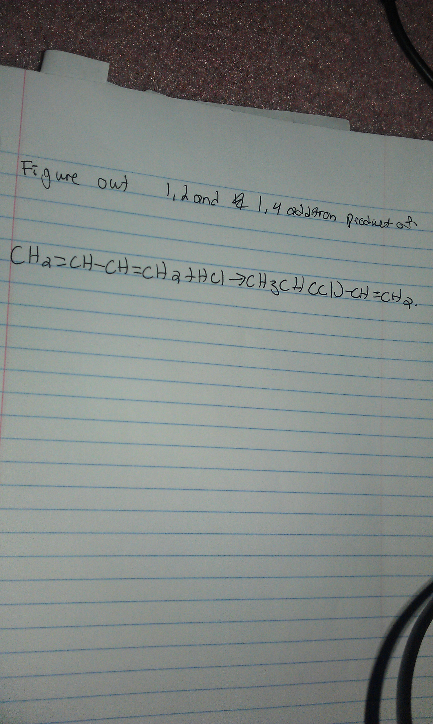 Solved figure out 1,2 and 1,4 addition product to the | Chegg.com