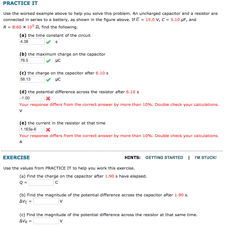 Solved EXAMPLE 18.6 Charging a Capacitor in an RC Circuit | Chegg.com