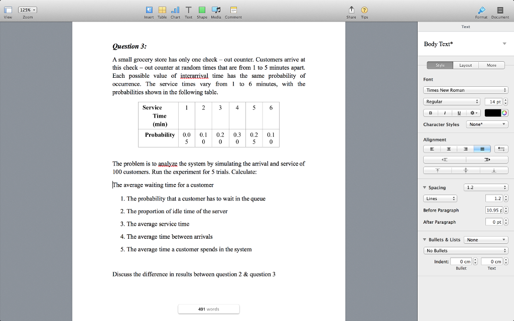 125% View Zoom Insert Table Chart Text Shape Media | Chegg.com