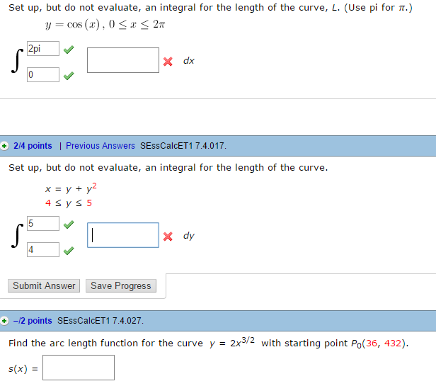 Solved Set up, but do not evaluate, an integral for the | Chegg.com Solved Set up, but do not evaluate, an integral for the | Chegg.com