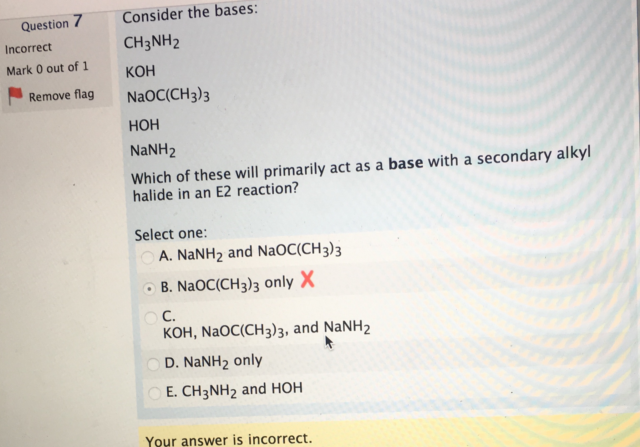 Solved Question 1 Bromomethane + potasssium amine (KNH2) | Chegg.com