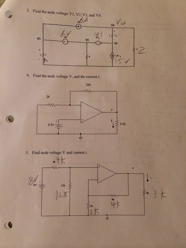 Solved Find the node voltage V1, V2, V3, and V4. Find the | Chegg.com Solved Find the node voltage V1, V2, V3, and V4. Find the | Chegg.com