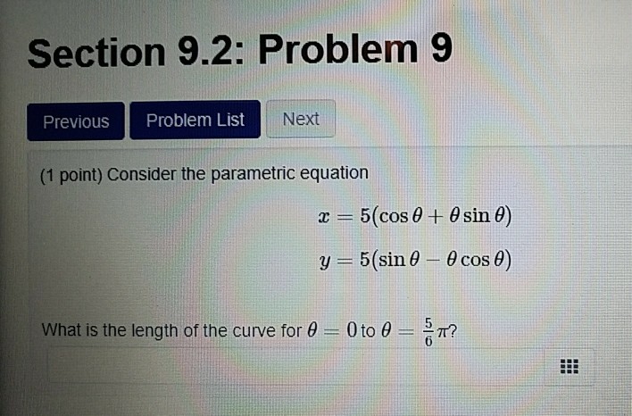 Solved Section 9.2: Problem 9 Previous Problem List Next (1 | Chegg.com