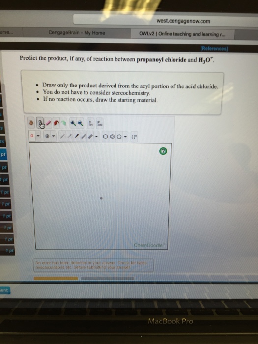 Solved Predict the product, if any. of reaction between | Chegg.com