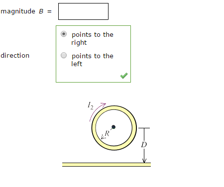 Solved A circular loop has radius R and carries current I2 | Chegg.com