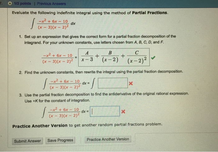 Solved Evaluate the following Indefinite Integral using the | Chegg.com Solved Evaluate the following Indefinite Integral using the | Chegg.com