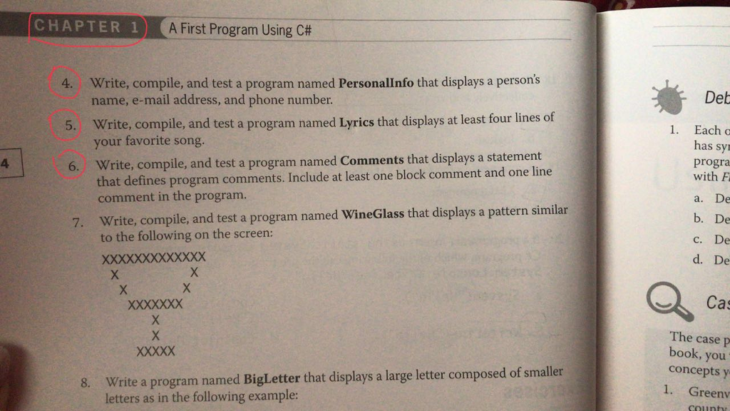 Solved Use visual studio C# kindly provide a screenshot of | Chegg.com