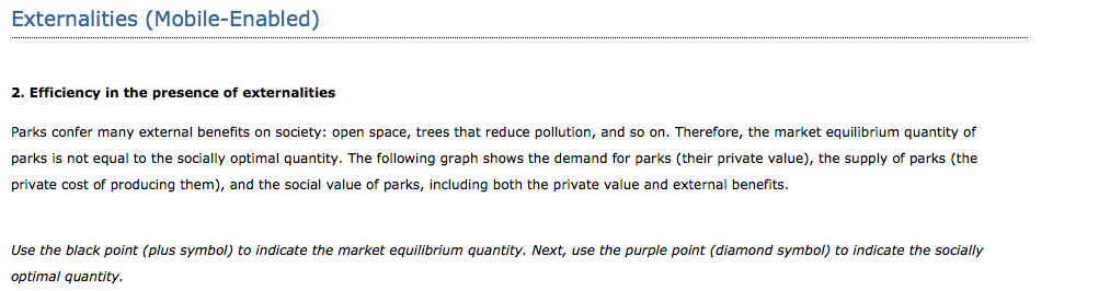 Solved Parks confer many external benefits on society: open | Chegg.com