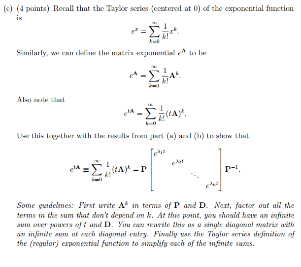 Solved Recall that the Taylor series (centered at 0) of the | Chegg.com