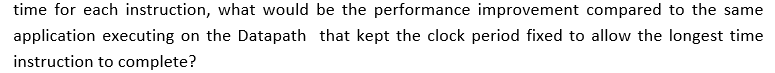 Assume that the single-instruction/cycle datapath | Chegg.com
