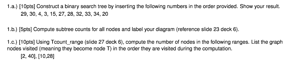 Solved Construct a binary search tree by inserting the | Chegg.com