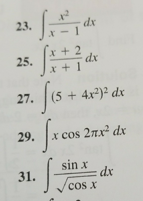 Solved Finding an Indefinite Integral In Exercises 15-46, | Chegg.com Solved Finding an Indefinite Integral In Exercises 15-46, | Chegg.com