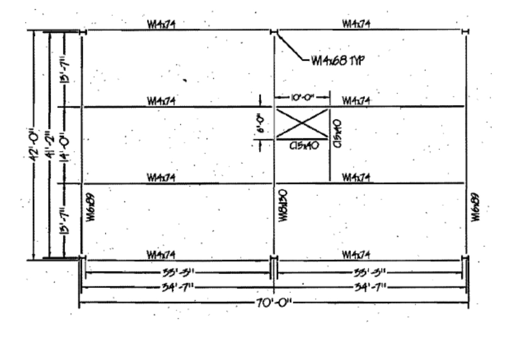 1. Prepare a structural steel materials list for the | Chegg.com